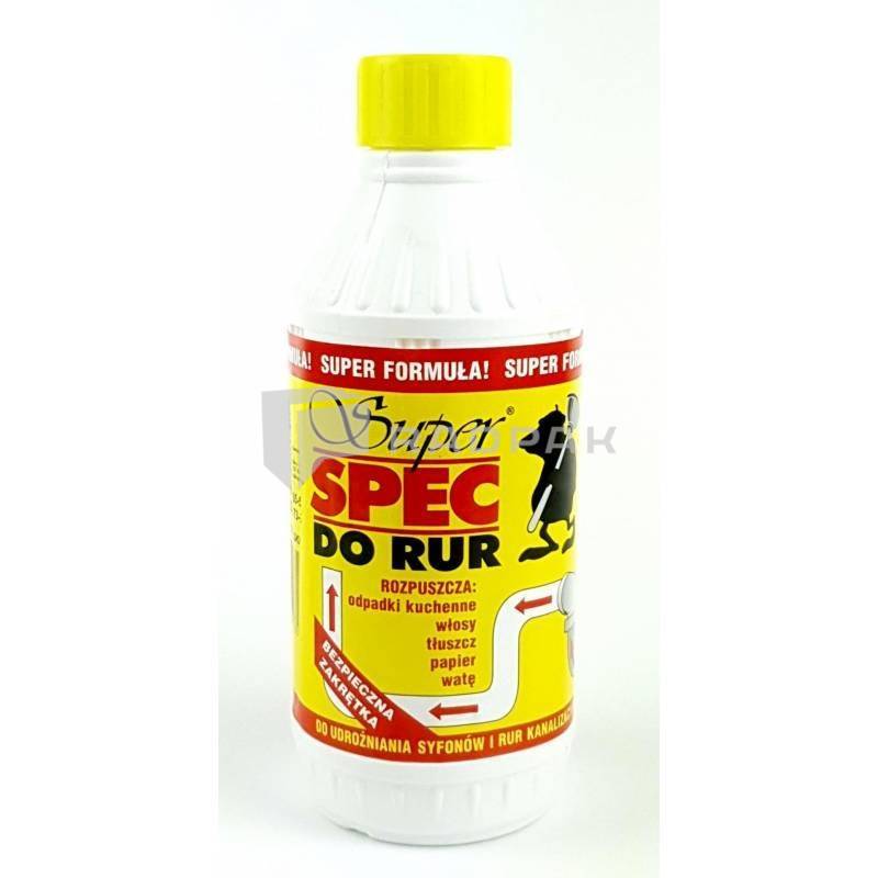 SUPER SPEC GRANULKI DO UDRAŻNIANIA RUR 900G